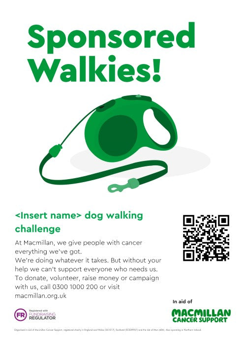 Sponsored Walkies – Macmillan Orders