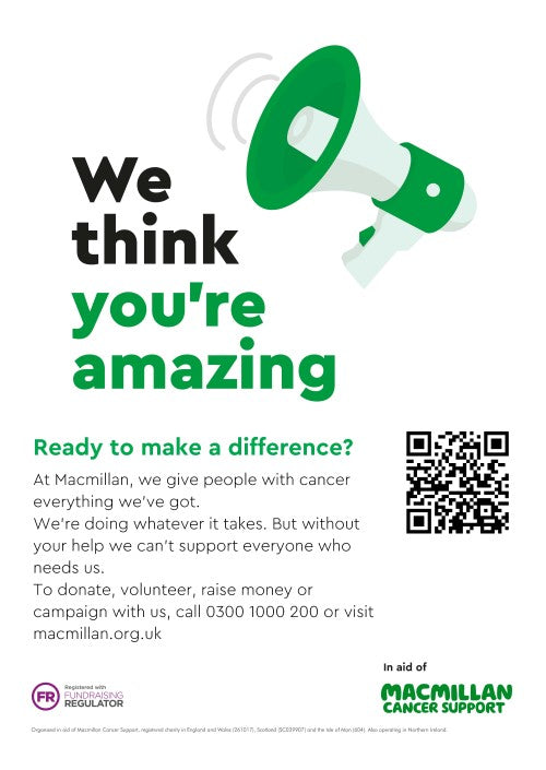 We think you're amazing – Macmillan Orders