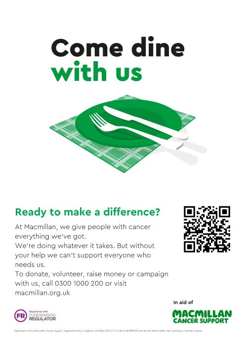 Come dine with us – Macmillan Orders
