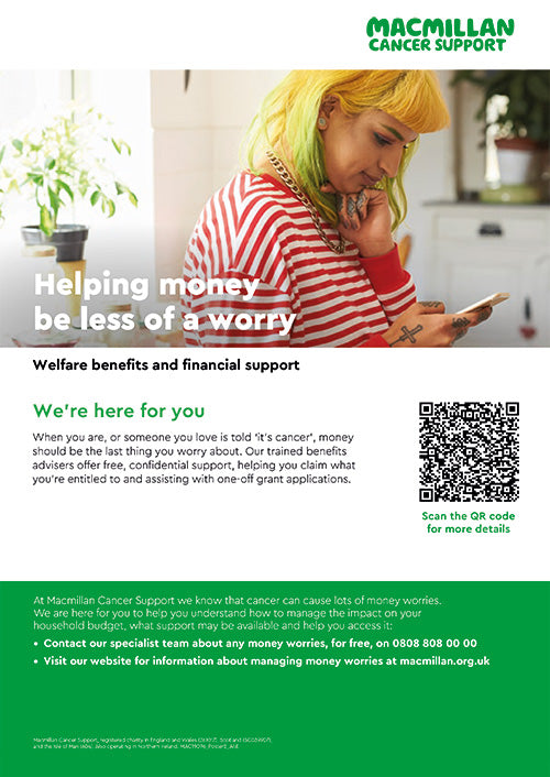 Helping money be less of a worry – Macmillan Orders