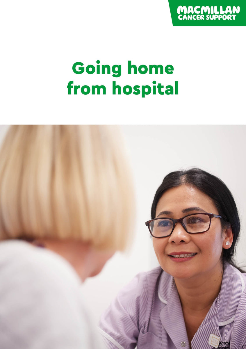 Going home from hospital – Macmillan Orders
