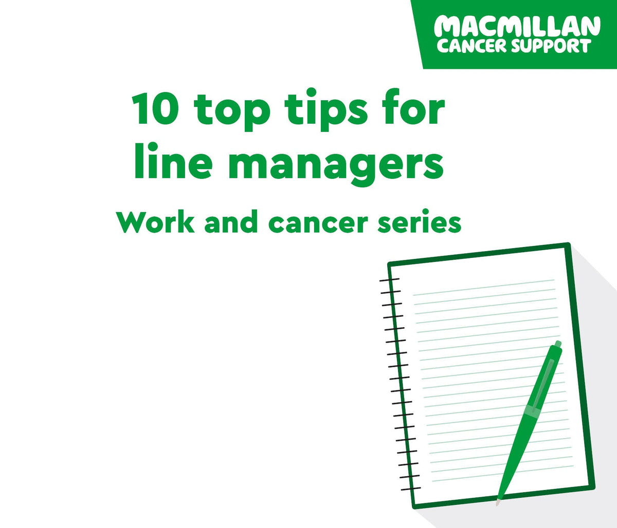 10 top tips for line managers – Macmillan Orders