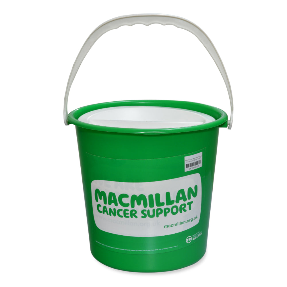 Refurbished collection bucket - light green – Macmillan Orders