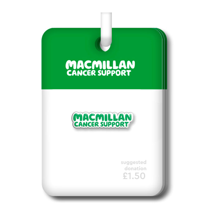 Single Macmillan logo pin badges – Macmillan Orders