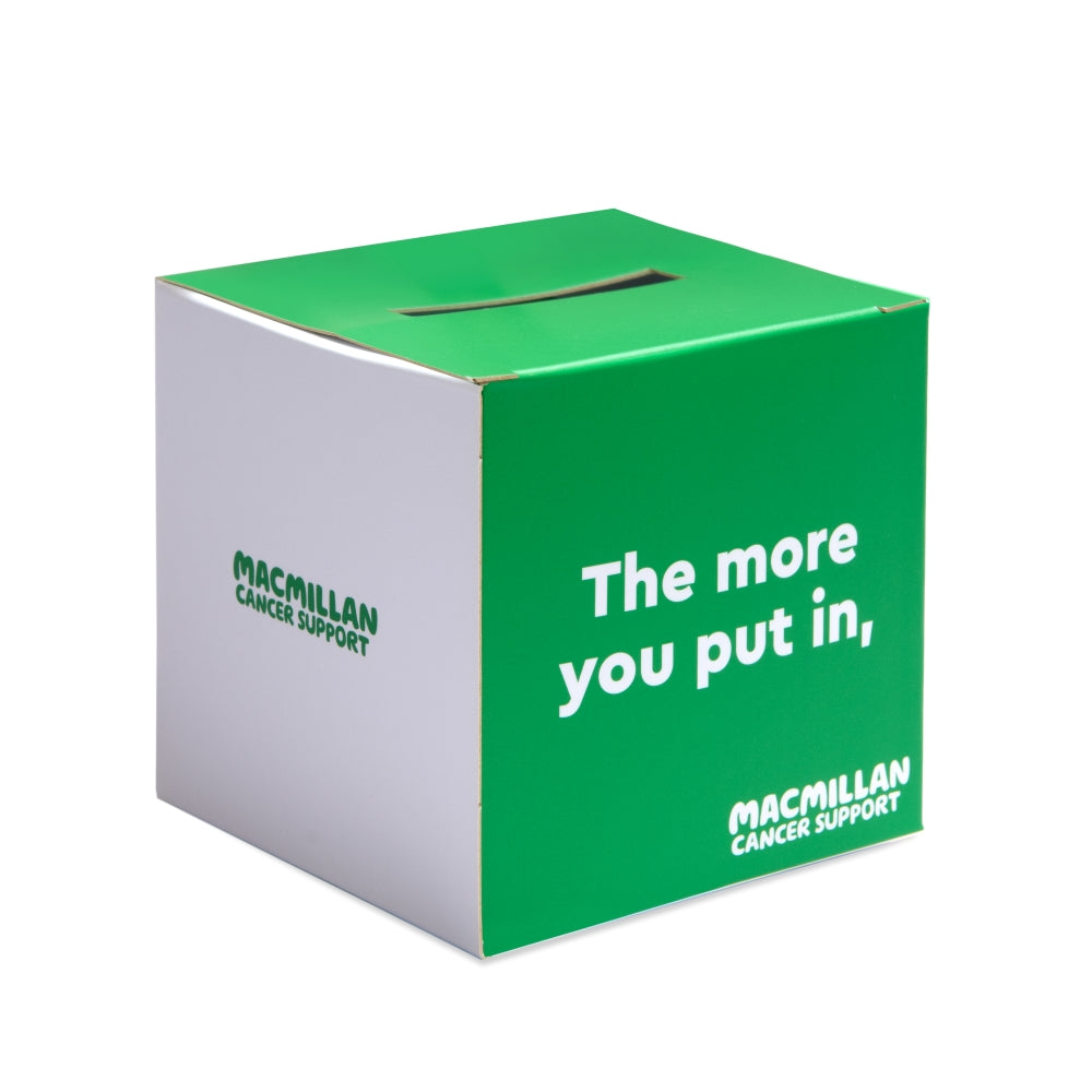 Cube collection box – Macmillan Orders