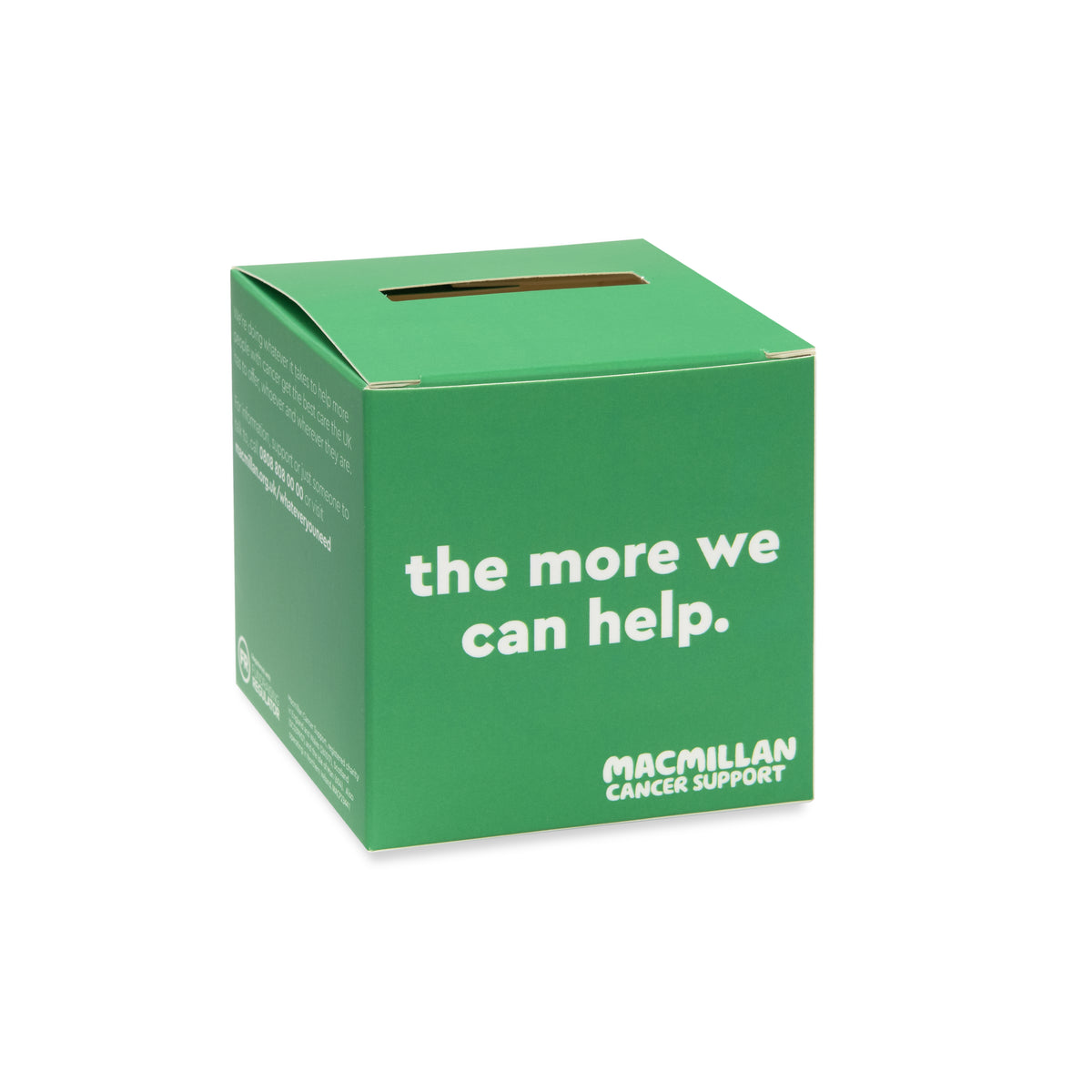 Cube collection box – Macmillan Orders